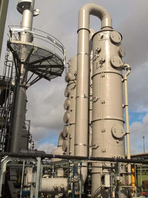 Packed Towers, Tower Scrubber, Packed Tower Scrubber System | ERG