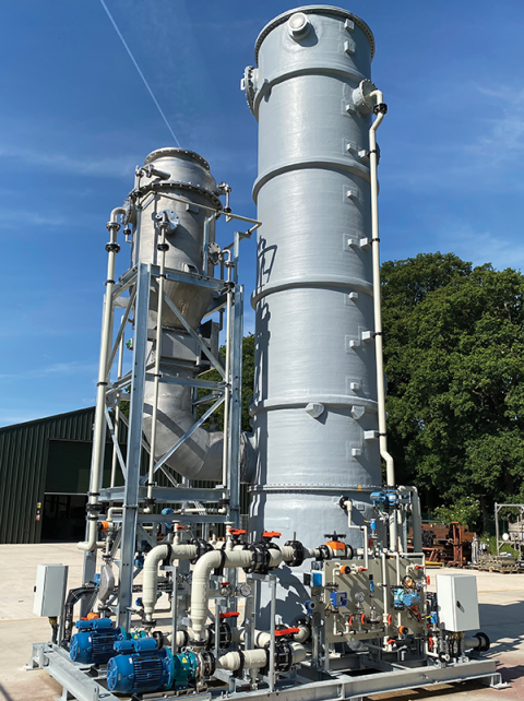 Packed Towers, Packed Tower Scrubber System | ERG